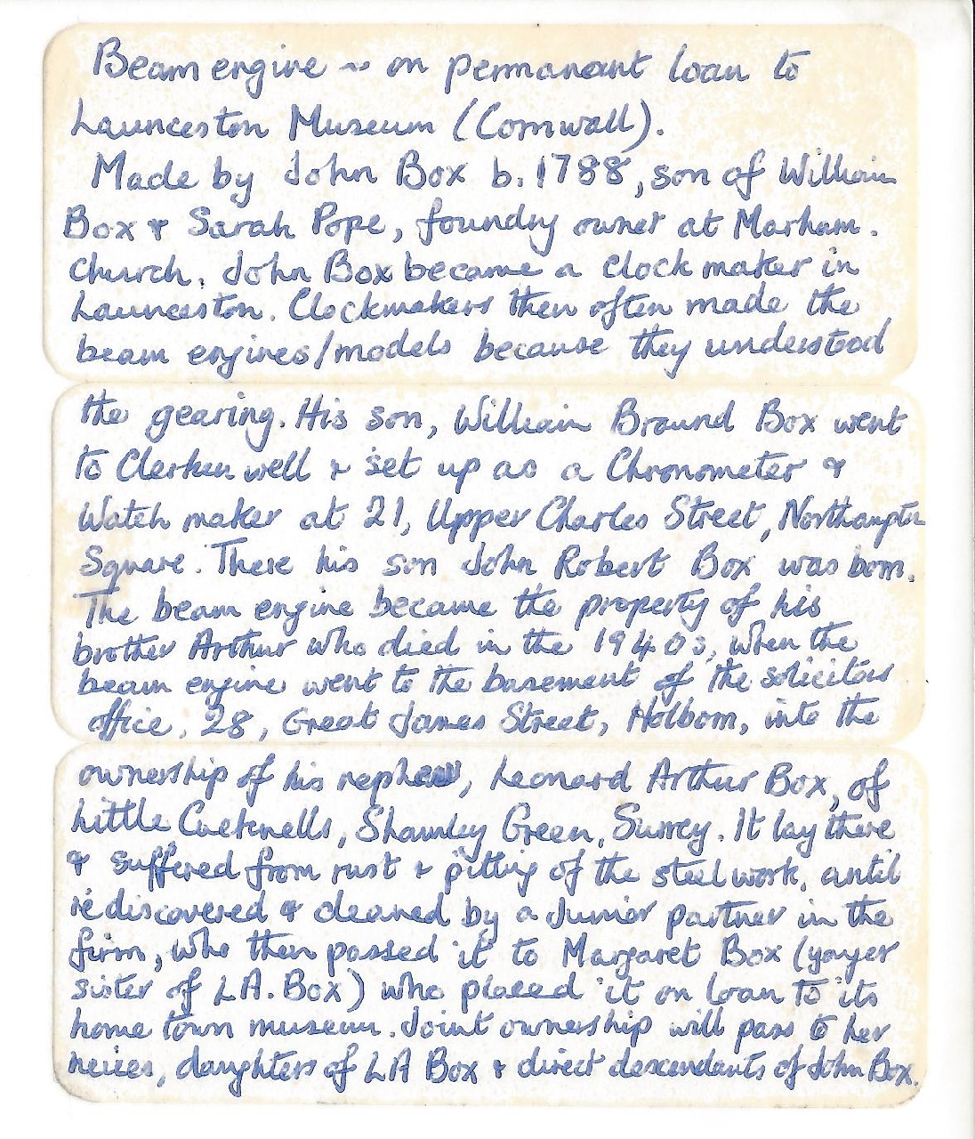 The Box Model Beam Engine – Paladyn Blog