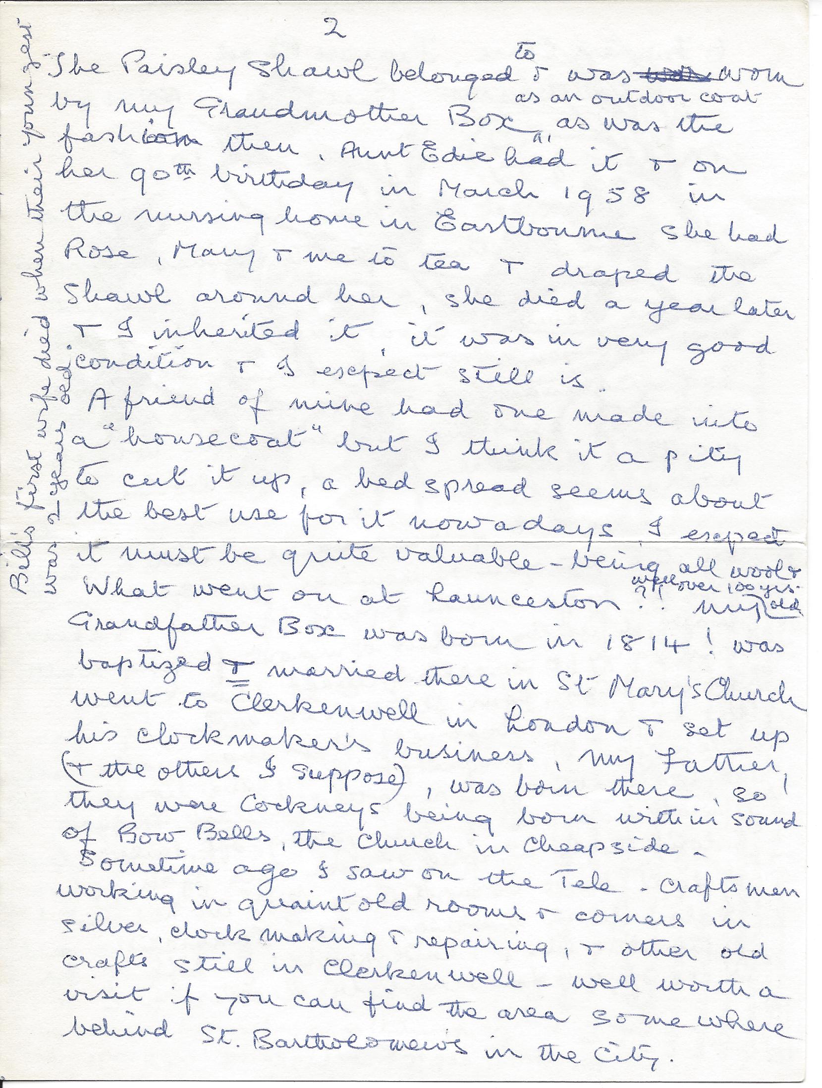 New Year 1978 and Box Family history from Margaret Box – Paladyn Blog