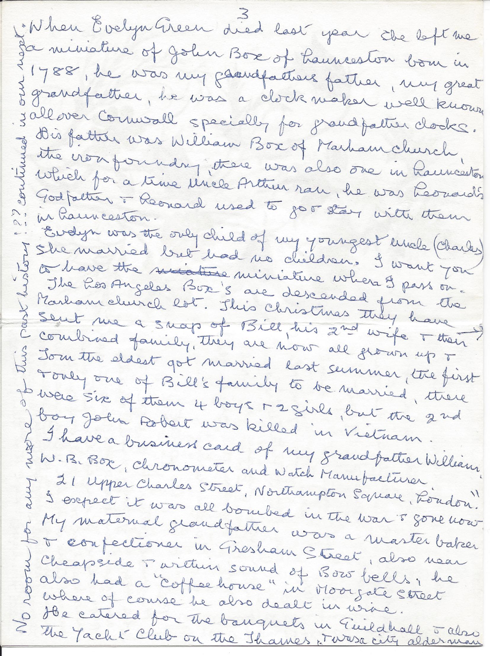 New Year 1978 and Box Family history from Margaret Box – Paladyn Blog